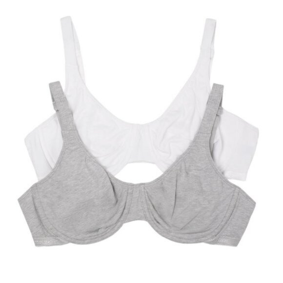 Fruit of the Loom | Intimates & Sleepwear | New 2pk 38ddd Womens Gray ...